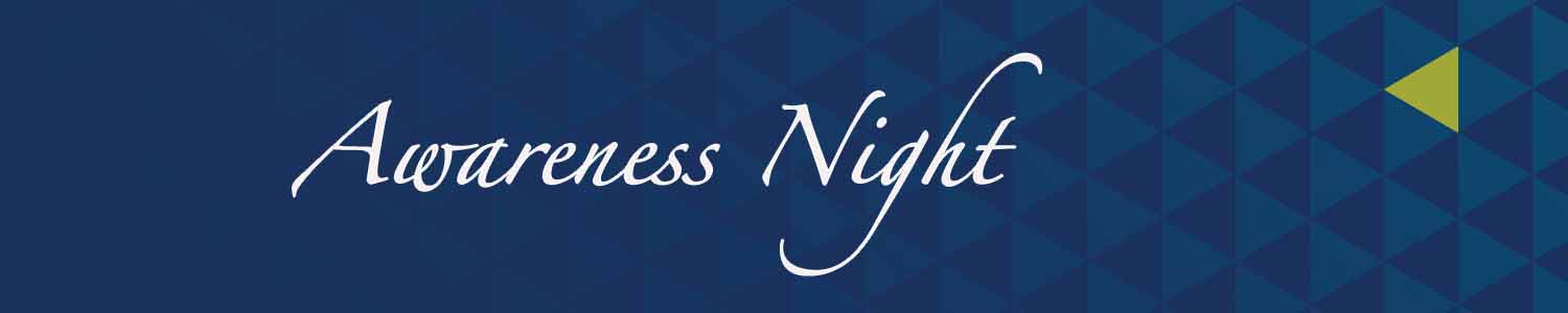 Awareness night banner graphic | World Mission Centre